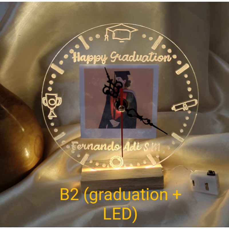 Jual Jam Meja Resin | Jam Meja Akrilik Custom | Kado Jam Meja Custom ...