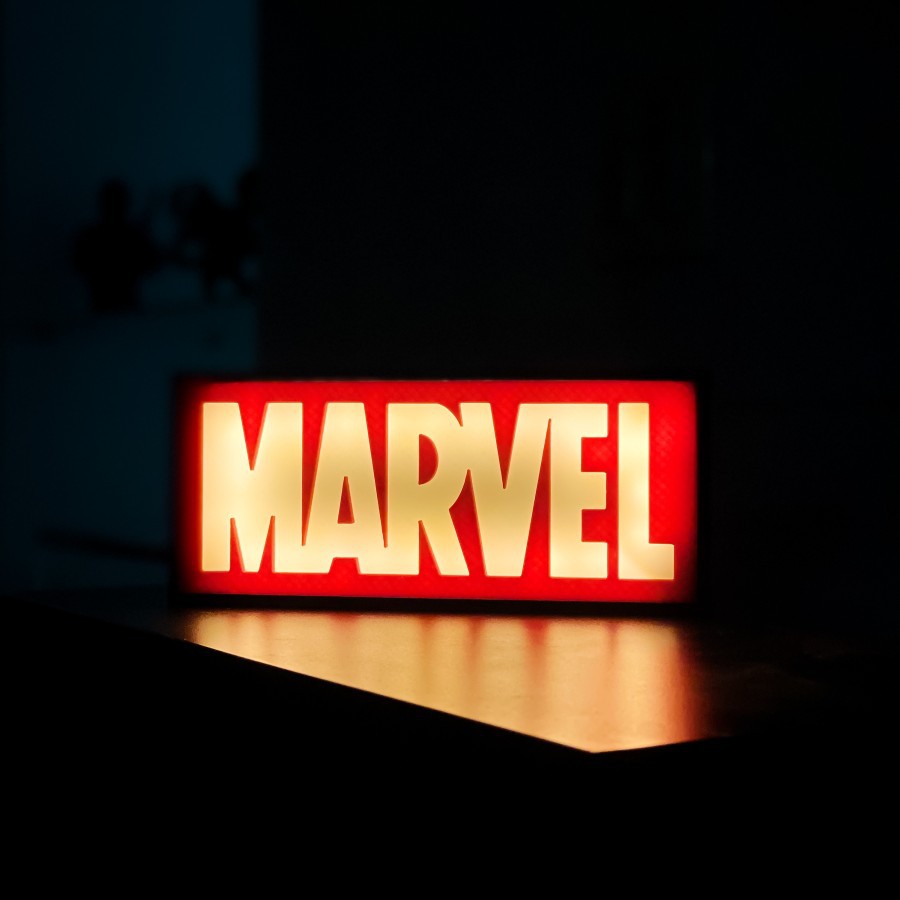 Jual Marvel Logo light box / Lampu hias / Lampu Tidur | Shopee Indonesia