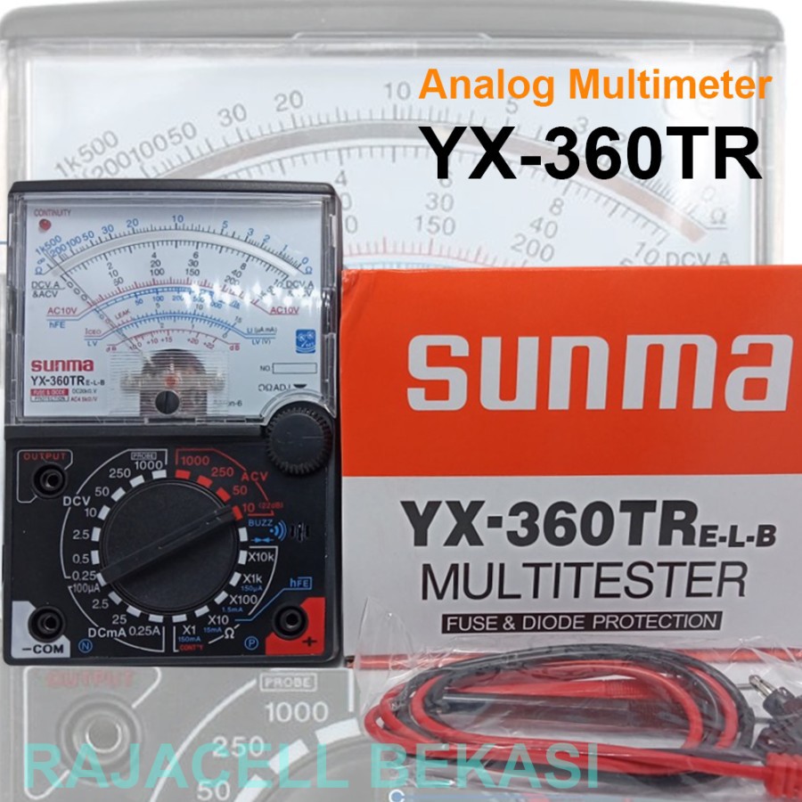 Jual Multimeter Multitester Sanwa YX-360TR Avometer Voltmeter Sunwa ...