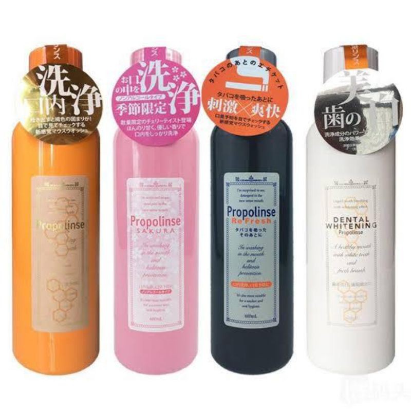 Jual Propolinse Obat Kumur Jepang Original Orange dan Re Fresh (Hitam ...