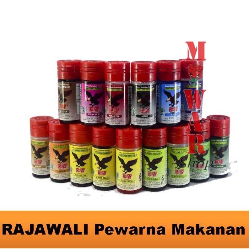 Jual (15 ml) RAJAWALI Pewarna Makanan Cap Rajawali Pewarna Kue Aman ...