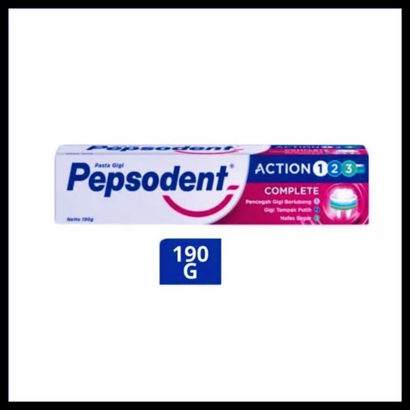 Jual Pepsodent action 123 complete 190g | Shopee Indonesia