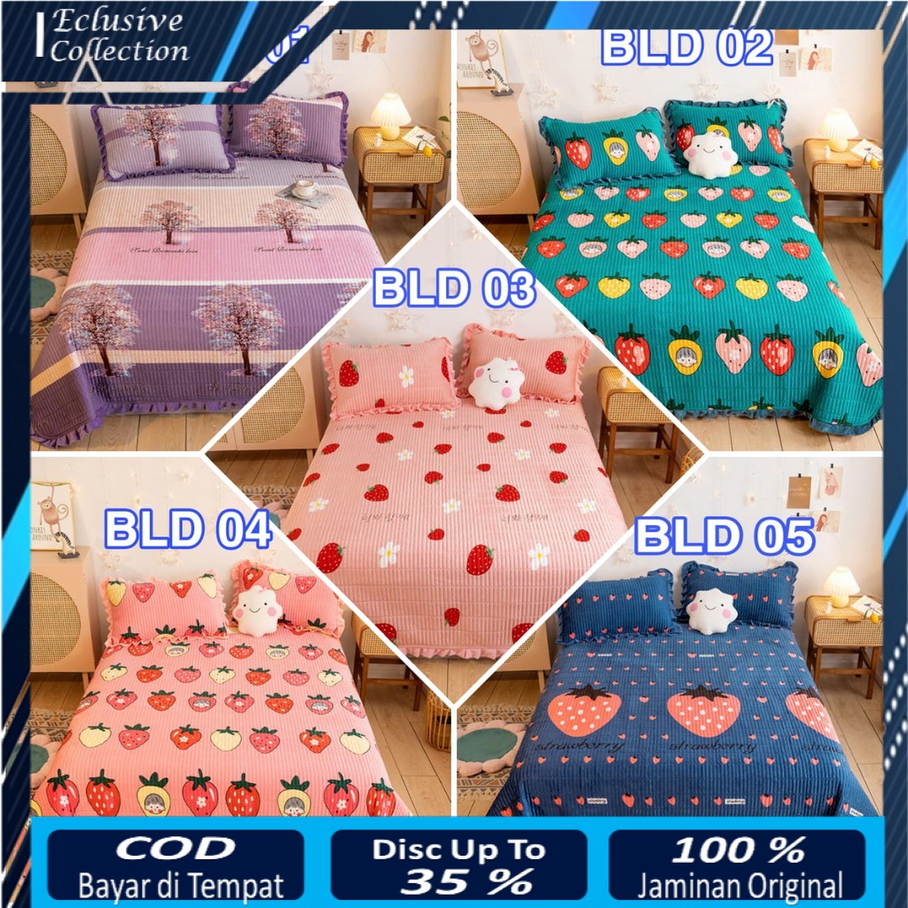 Jual SPREI BLUDRU / BLANKET BISA UTK 2 UKURAN KASUR 160CM DAN 180 CM ...