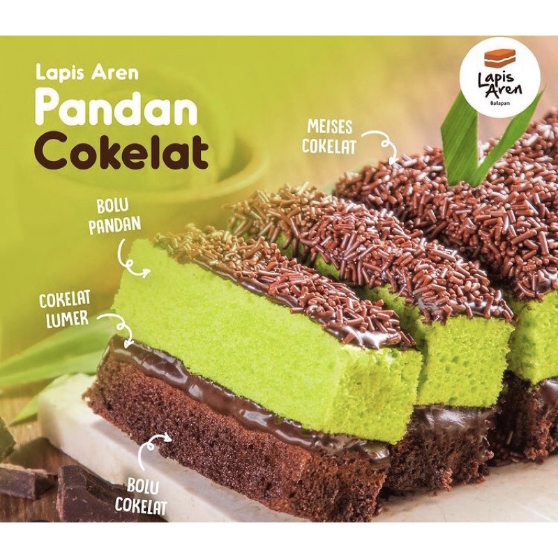 Jual BOLU LAPIS AREN LEMBUT RED VELVET TERANG BULAN MOCCA KEJU KACANG ...