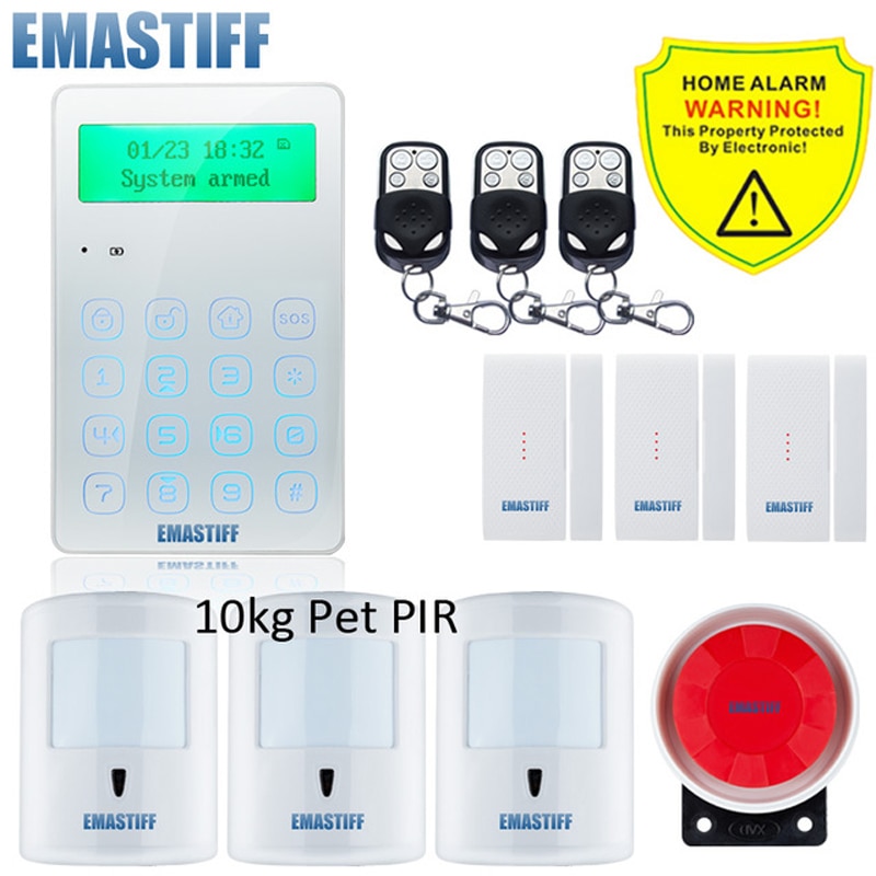 Jual PREORDER Wireless Home GSM Security Alarm System DIY Kit APP ...