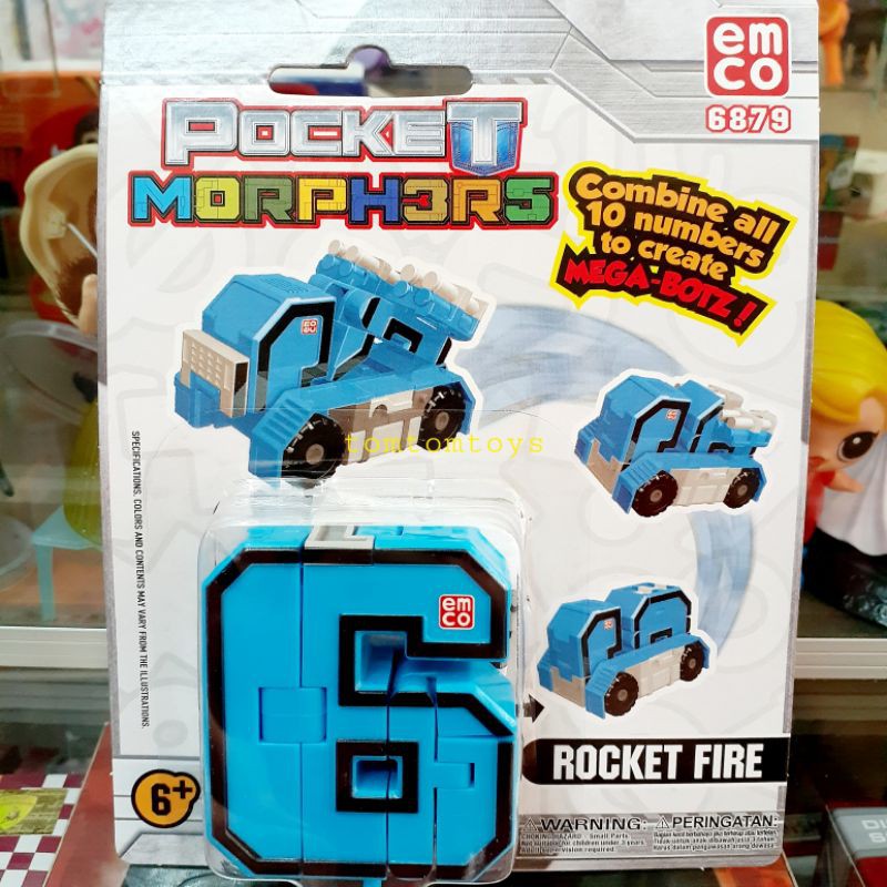 Jual Emco POCKET MORPHERS Mainan Robot Angka Numbers MegaBotz ...