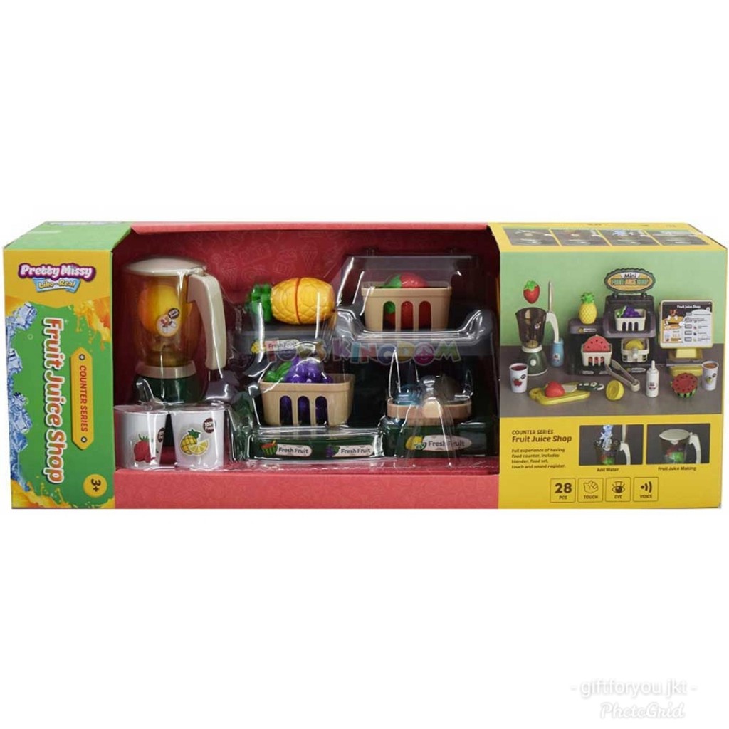Jual Pretty Missy Fruit Juice Shop Mainan Playset Pretend Play Kitchen ...