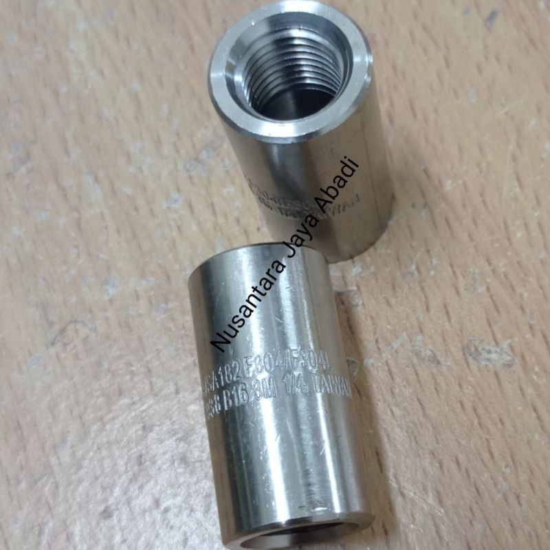 Jual Socket Coupling SDD Socket Drat Dalam Stainless 304 NPT 3000 Psi 1 ...