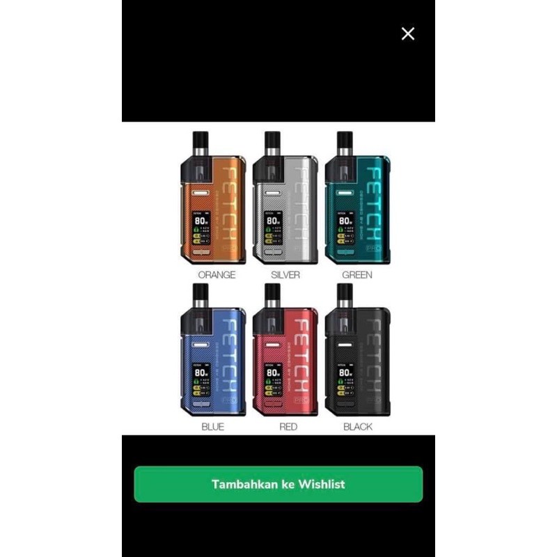 Jual SMOK FETCH Pro 80W POD MOD KIT 100% Authentic | Shopee Indonesia