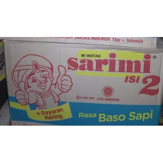 Jual Sarimi Isi 2 Rasa Baso Sapi 115 Gr 1 Dus Isi 24 Pcs | Shopee Indonesia