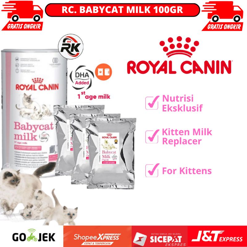 Jual Susu Royal Canin Baby Cat Milk Susu Anak Kucing Baru Lahir Rc ...