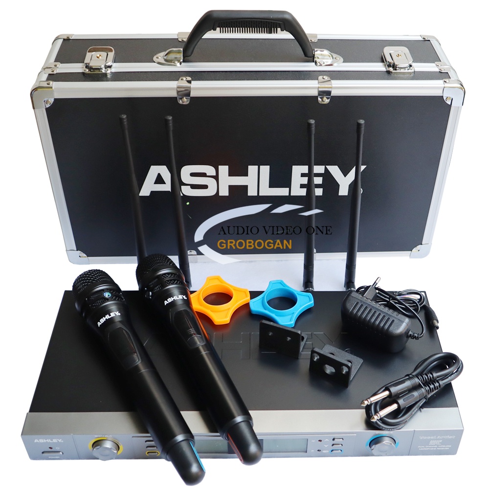 Jual Mic Ashley Vocal Artist Microphone Wireless Plus Koper Hardcase ...