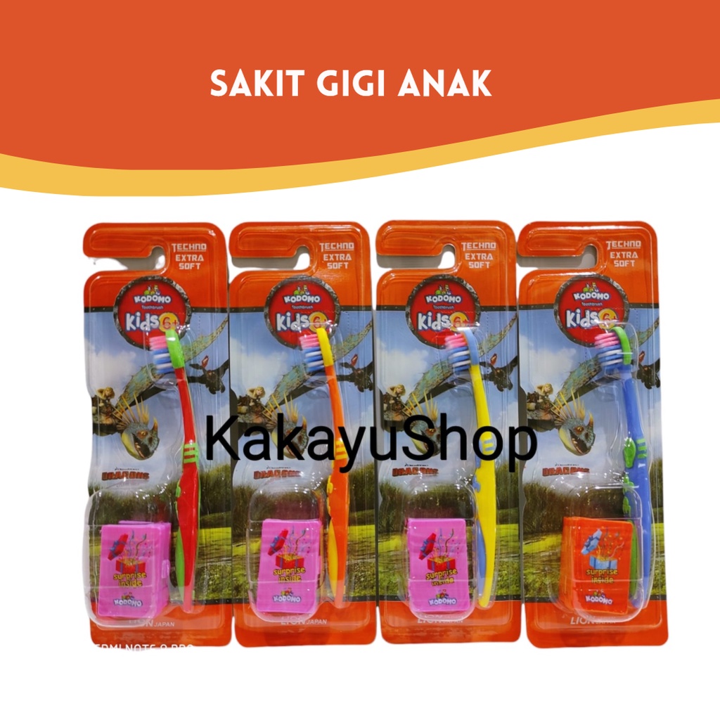 Jual KODOMO Toothbrush Kids 6+ Techno Extra Soft - Sikat Gigi Anak | Shopee Indonesia