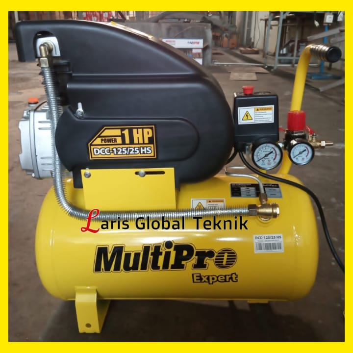 Jual Kompresor Multipro 1Hp DCC-125/25HS 25L tank heavy duty | Shopee ...