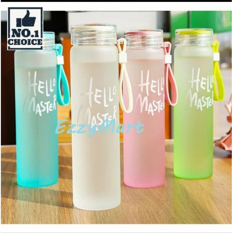 Jual Botol Minum Kaca Hello Master Gradient Glass Bottle | Shopee Indonesia