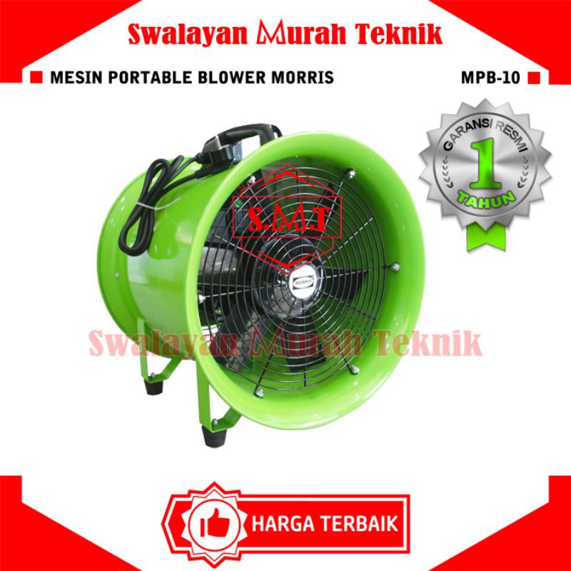 Jual Portable Blower/Ventilator/Exhaust MORRIS MPB10 inch 250mm ...
