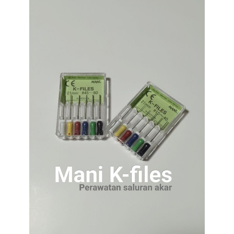 Jual Mani K files / jarum endo ukuran 25mm | Shopee Indonesia