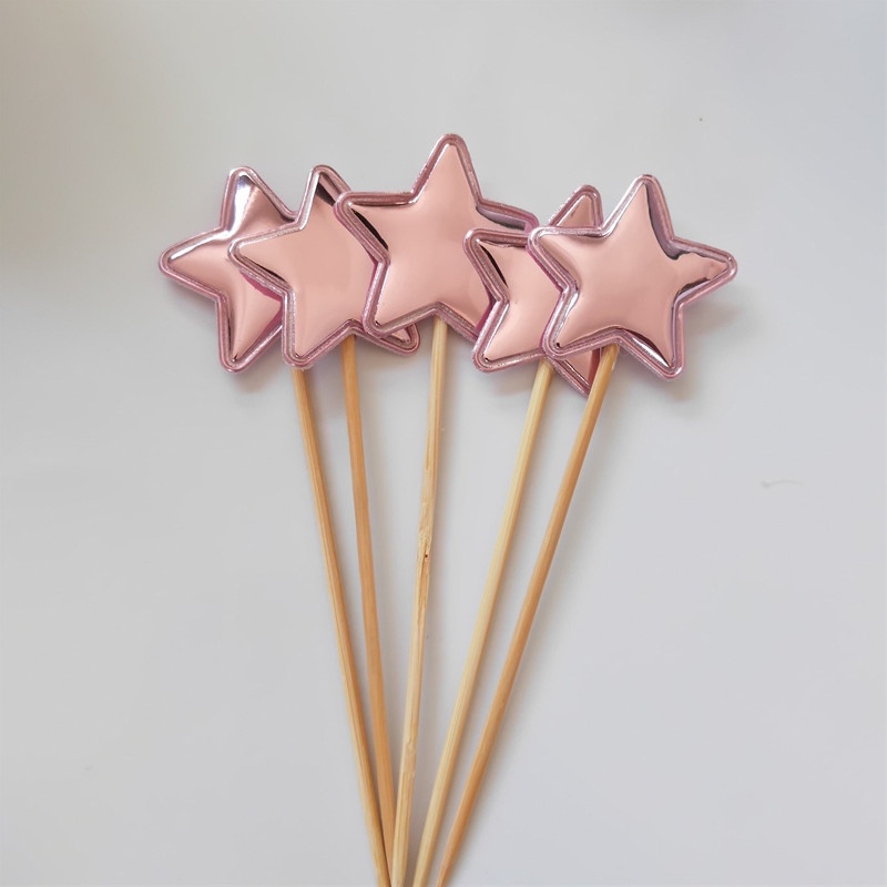Jual Topper Kue Bentuk Bintang Mahkota Hati Topper Cupcake Dekorasi Kue ...