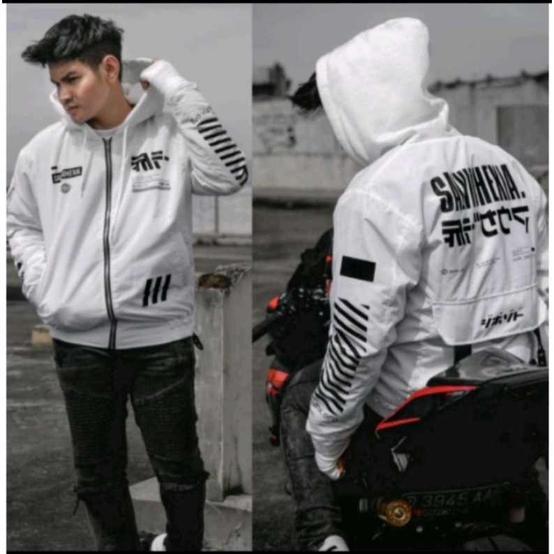Jual JAKET BOMBER PARASUT JAKET MOTOR JACKET PRIA SUNMORY SIZE XL ...