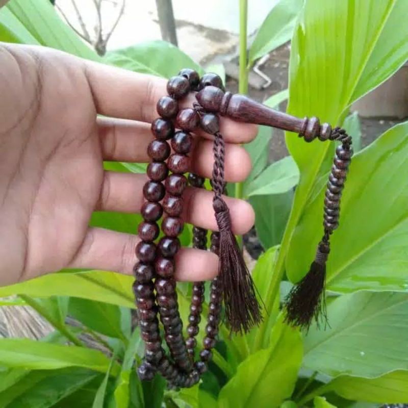 Jual tasbih kayu galih asem asli | Shopee Indonesia