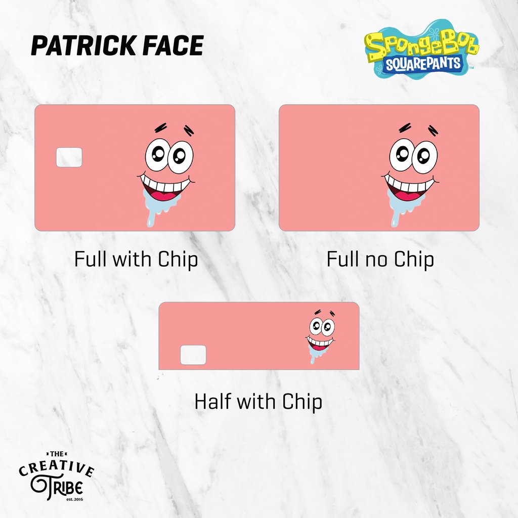Jual Sticker Skin Card Spongebob - ATM Vinyl Debit Credit Emoney Flazz ...