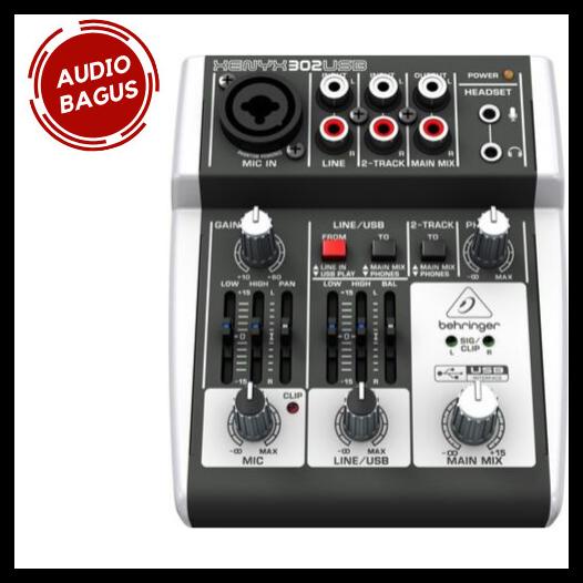 Jual Behringer Xenyx 302Usb ( 302 Usb ) Mixer 3 Channel With Soundcard ...