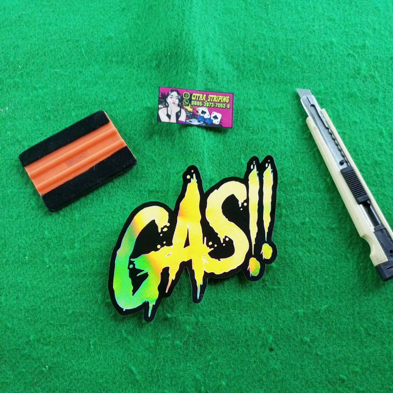 Jual stiker gas kuning berkualitas | Shopee Indonesia