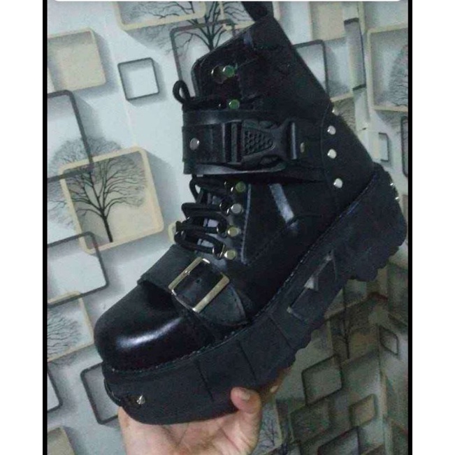 Jual Sepatu rock / Boots rock homemade | Shopee Indonesia