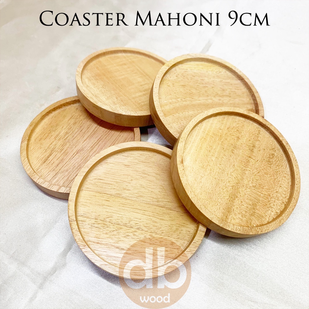 Jual Coaster Gelas Kayu Mahoni 9cm | Shopee Indonesia