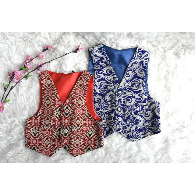 Jual VEST ANAK LAKI BATIK - ROMPI VEST BATIK ANAK COWO | Shopee Indonesia