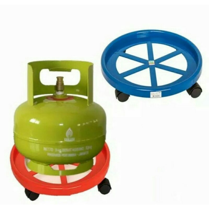 Jual TATAKAN RODA TABUNG GAS/RODA TABUNG GAS ELPIJI/ALAT DORONG AIR ...