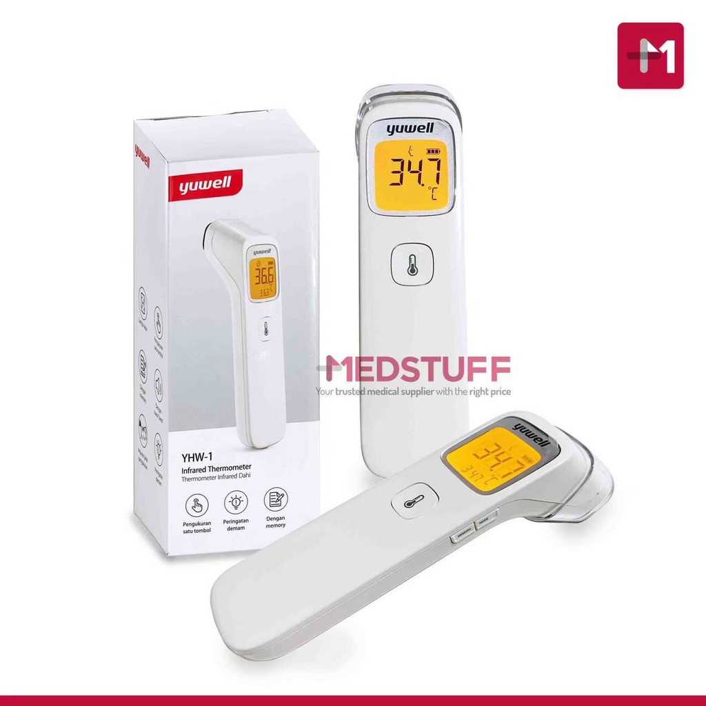Jual Termometer Digital Yuwell YHW1 Thermometer Infrared Yuwell Head ...