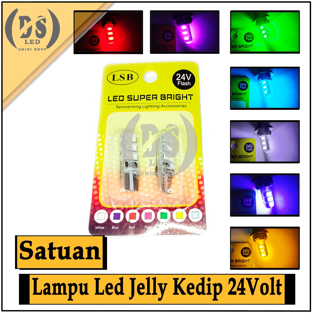Jual Lampu Senja Kedip 24Volt T10 / Lampu Led kedap kedip 24Volt soket ... Jual Lampu Senja Kedip 24Volt T10 / Lampu Led kedap kedip 24Volt soket ...