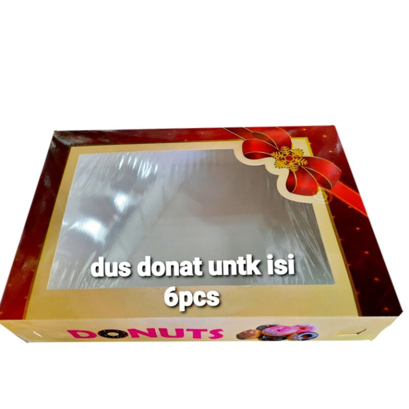Jual DUS/BOX DONAT UNTUK ISI 6 (HARGA 1PCS) | Shopee Indonesia