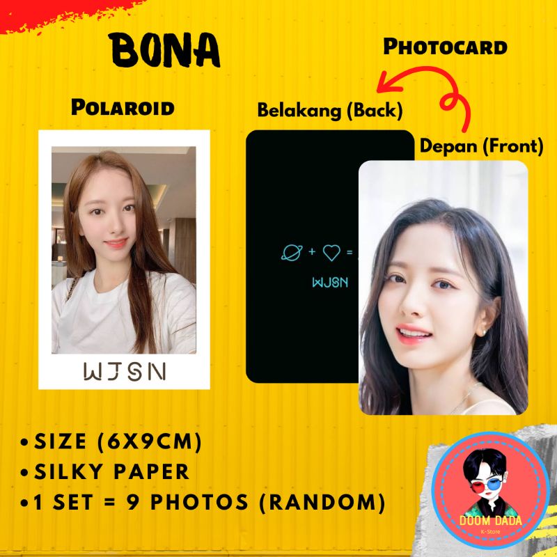 Jual (ISI 9 PCS) Paket Polaroid WJSN COSMIC GIRLS Bona Cheng Xiao Eunseo Luda Seola Dayoung ...