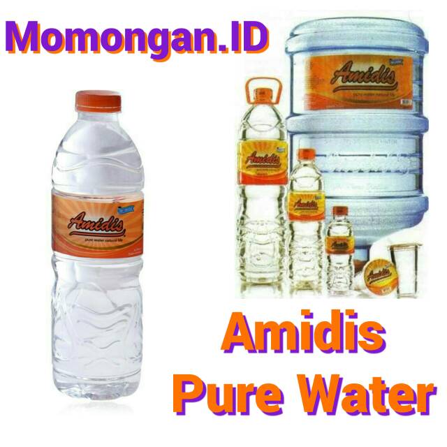 Jual Amidis Pure Water Kemasan Satuan Gelas 240 ml Botol 330 ml 600 ml ...