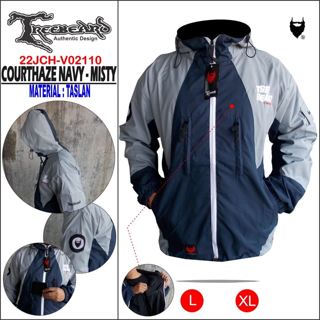 Jual Jaket Gunung Pria / Jaket Anti Air Original Treebeard / Jaket ...