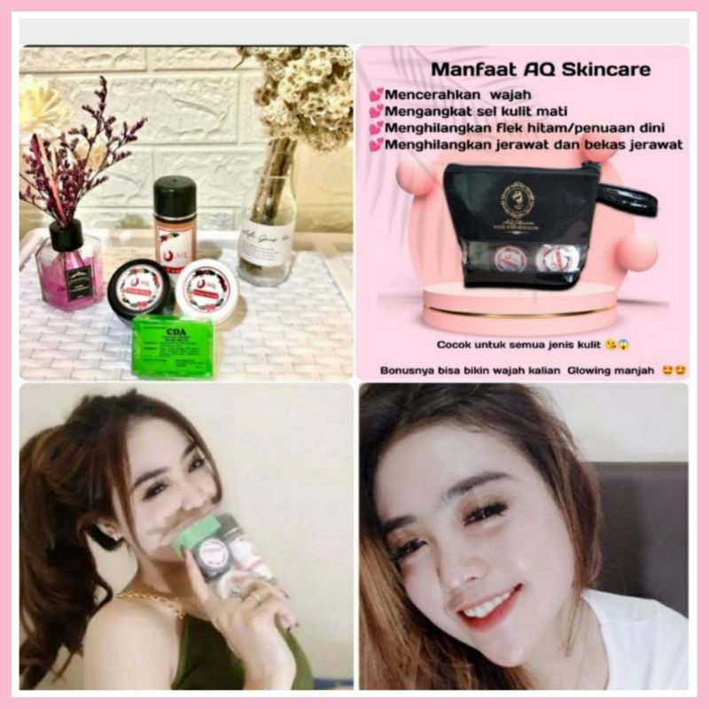 Jual [COD] CREAM AQ ORIGINAL ~ PAKET GLOWING CREAM KRIM AQ SKINCARE ...