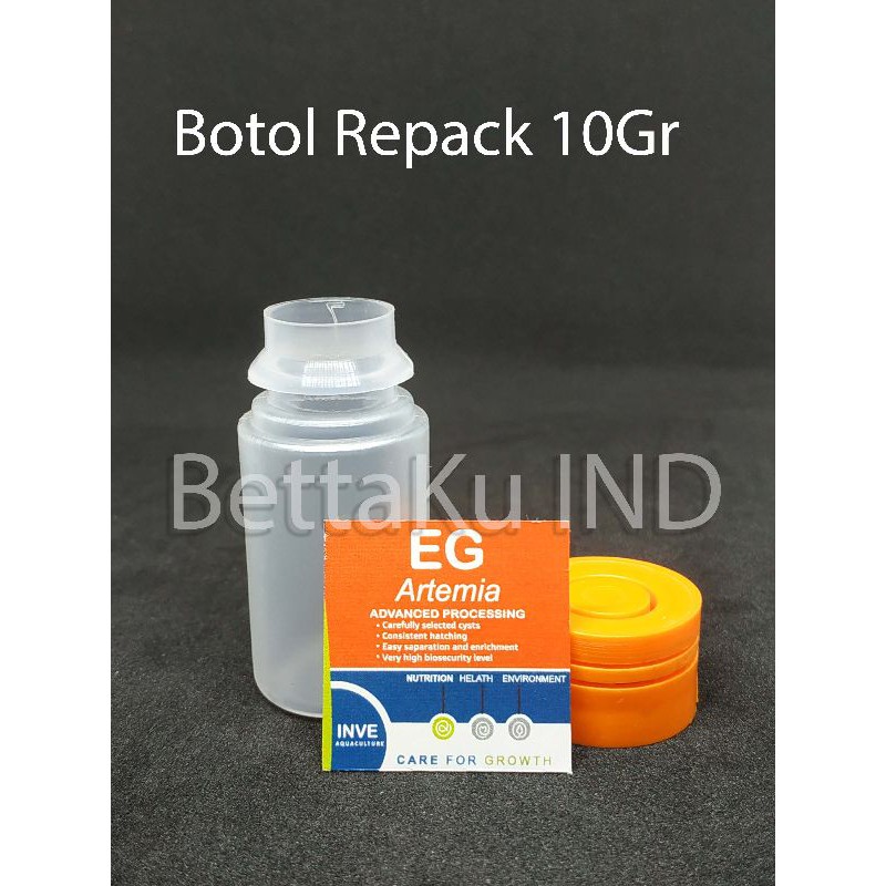 Jual Botol Repack EG Artemia INVE 10gr + Sticker | Shopee Indonesia
