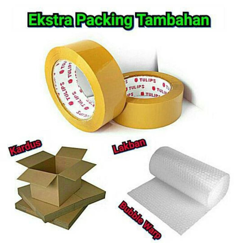 Jual Packing Ekstra Aman ( Lakban + Bubble Warp + Kardus ) | Shopee Indonesia