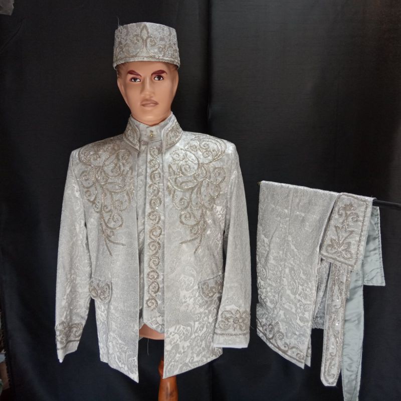 Jual Beskap Muslim kain jaguar/ jas akad/ jas manten/ basofi | Shopee ...