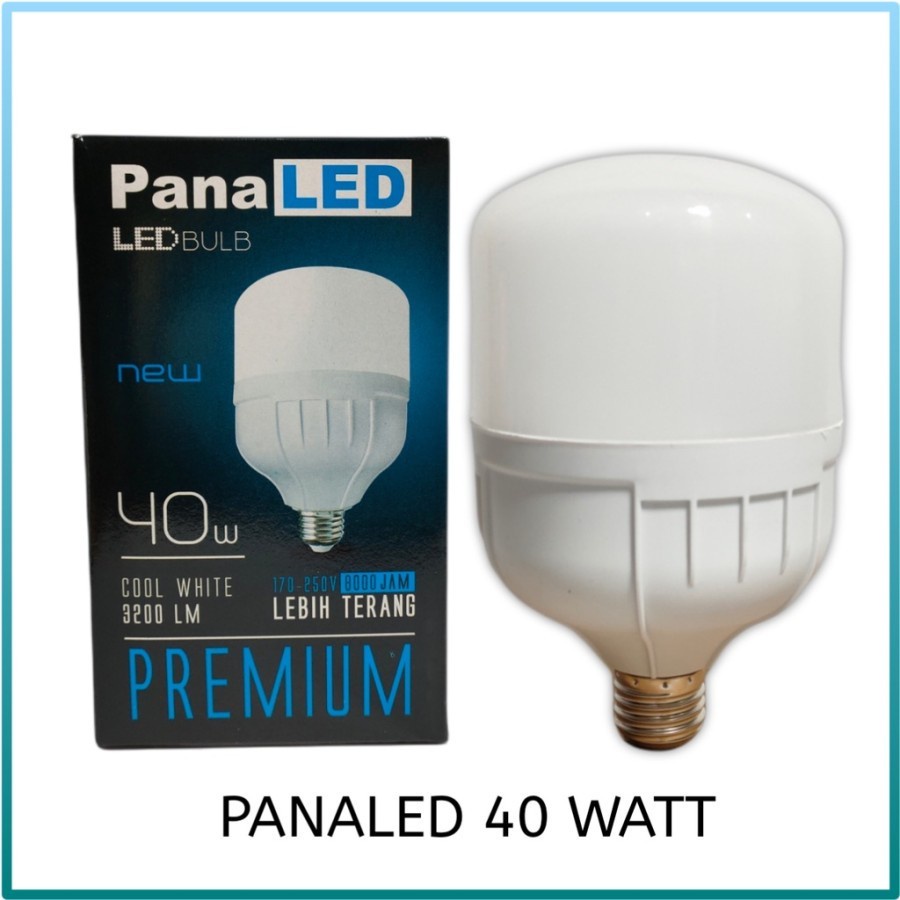 Jual Lampu LED 40 Watt Putih Panaled By Luby Bohlam LED 40W | Shopee Indonesia