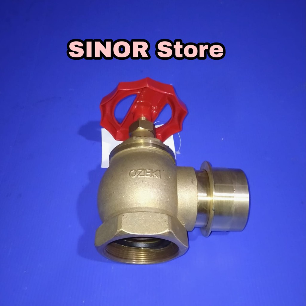 Jual Valve Hydrant 2.5 inch Coupling Machino Kran Pemadam Full Kuningan ...