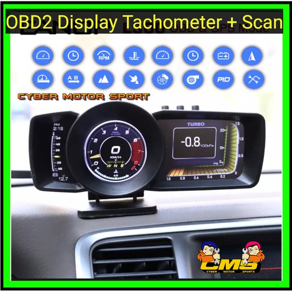 Jual Tachometer obd2 usb . gauge indikator mobil plus scanner Ecu ...