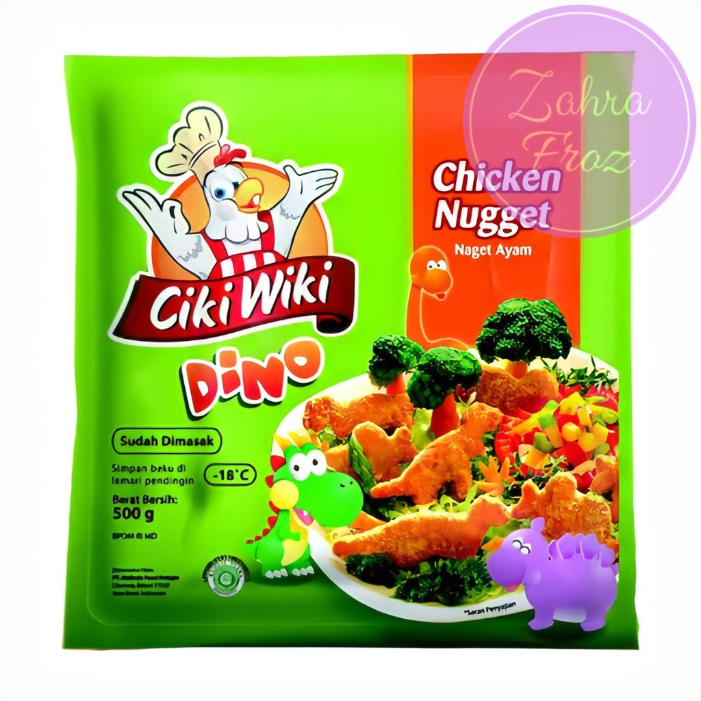 Jual Ciki Wiki Chicken Nugget Dino 250g | Naget Ayam | | Shopee Indonesia
