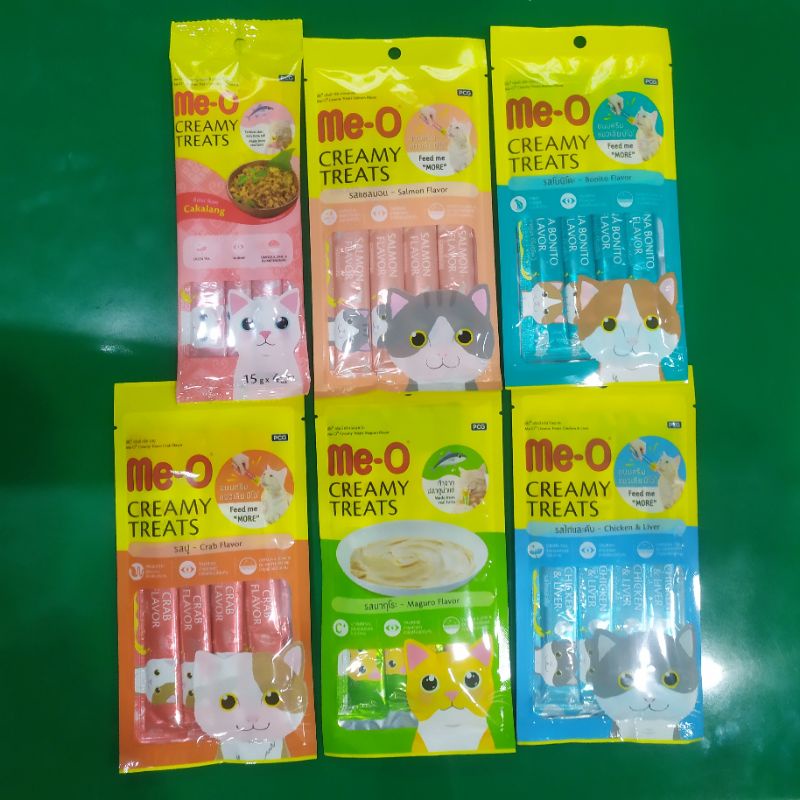 Jual meo creamy treats all varian ( 3pcs ) / meo liquid / meo creamy ...
