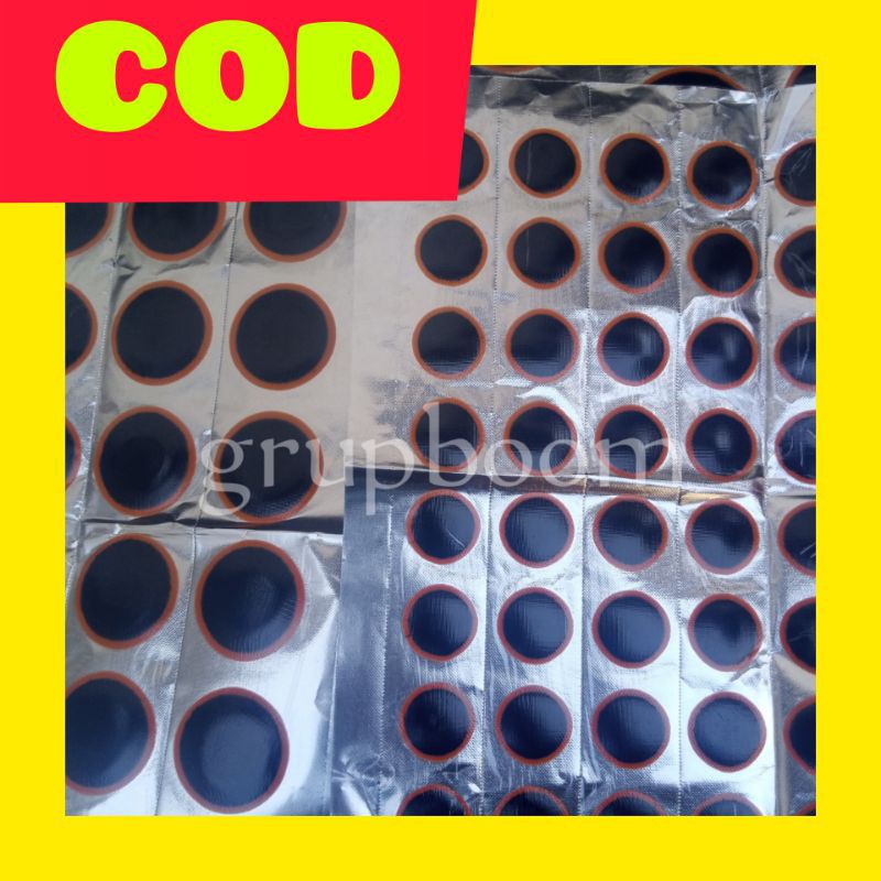 Jual Karet Tambal Ban 25mm 30mm 40mm 50mm Tubeless Tube Patch Maruni ...