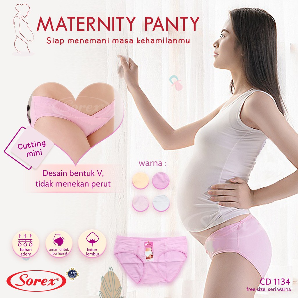 Jual SOREX 1134 Maternity Underwear celana dalam ibu hamil ORI | Shopee Indonesia