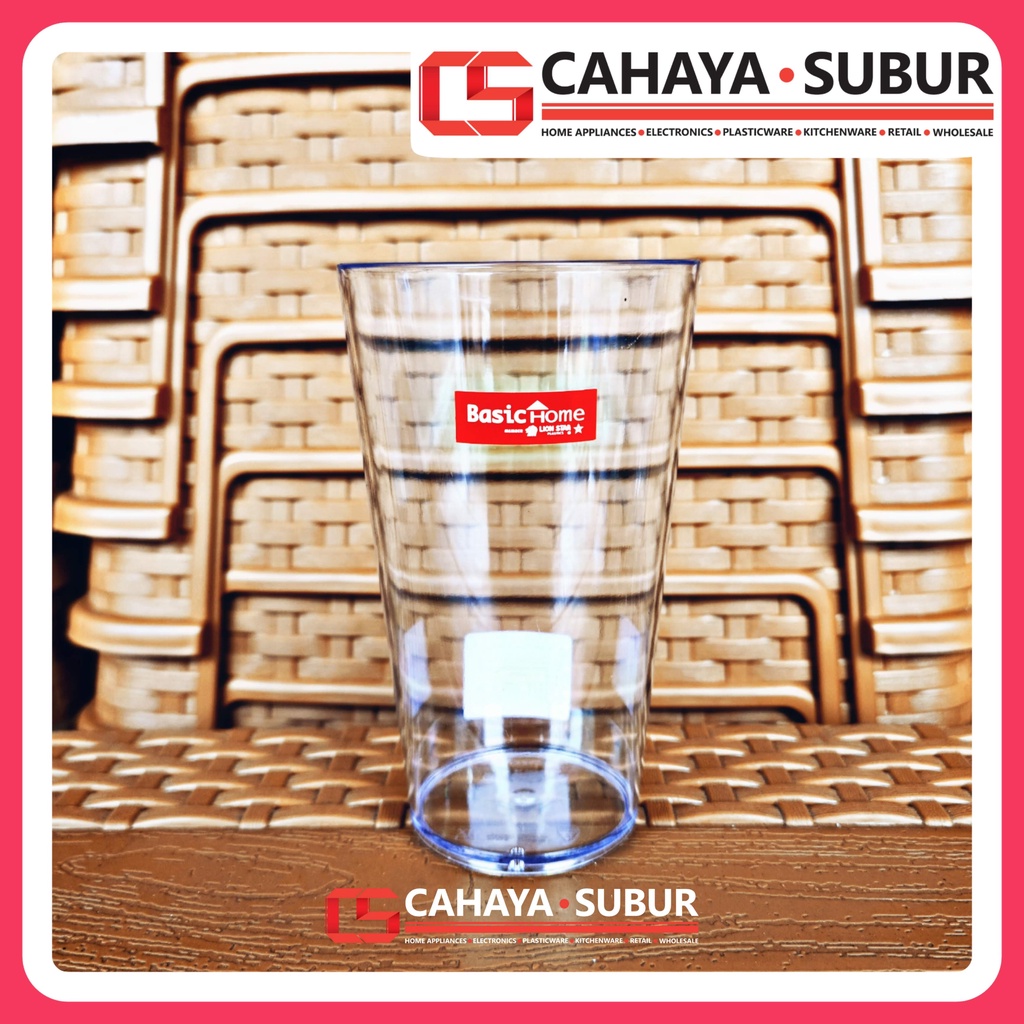 Jual Harga Satuan Gelas Mika Acrylic LEMONA CUP 500ml by Basic Home Mug ...