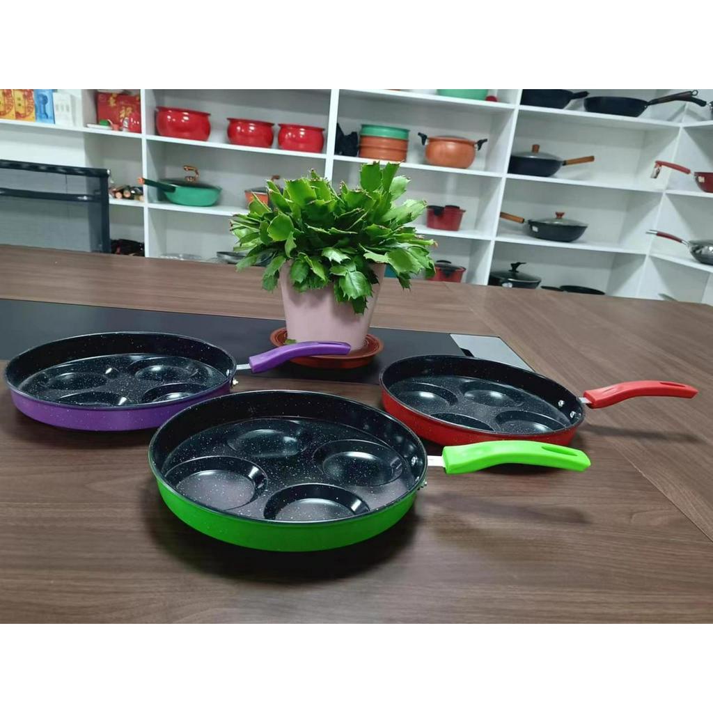Jual KOCHEN Egg Pan Wajan Penggorengan Telur 4 Lubang | Shopee Indonesia